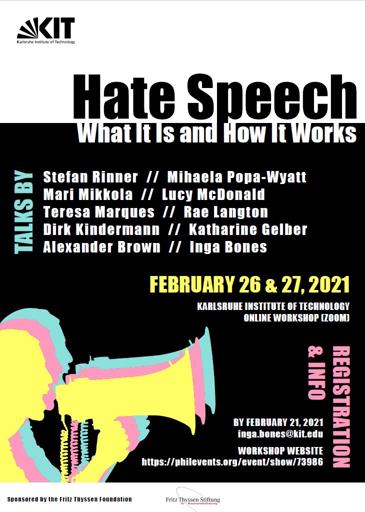 Hate Speech: What it is & How it works | CompPhil²MMAE